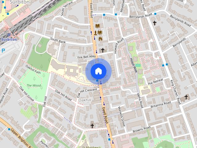 Ewell Road, Surbiton, Surrey. KT6