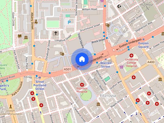 Euston Road, Warren Court Euston Road, NW1