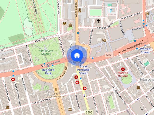 Euston Road, Marylebone, London, NW1