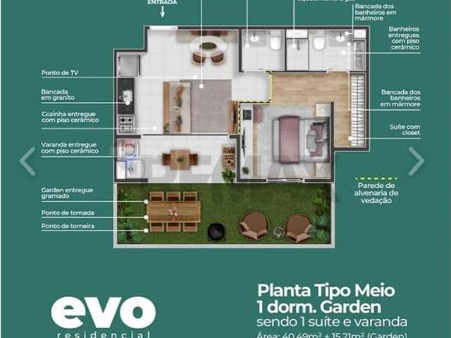 EVO RESIDENCIAL – APARTAMENTOS COM 2 DORMITÓRIOS EM SUMARÉ/SP