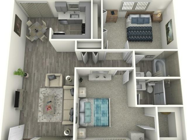 Evoq 2 Bedroom Apartment for Rent at 3550 Paradise Rd, Las Vegas, NV 89169