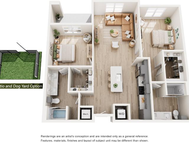 Evergreen at Whisper Valley 3 Bedroom Apartment for Rent at 16601 E Braker Ln, Manor, TX 78653