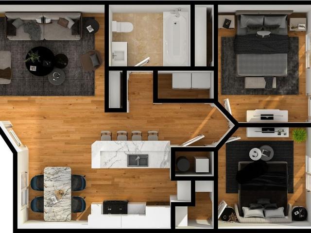 EVERYTHING YOU NEED. ALL RIGHT HERE. 2 Bedroom Apartment for Rent at 1100 George Ct, Lawrence, KS 66044 Pinckney