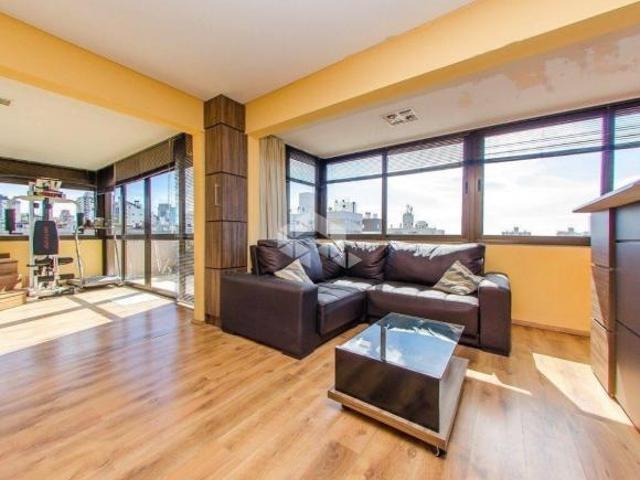 Excelente Cobertura no Bairro Higienópolis Porto Alegre com 101,36 m² de área no privativa com vaga