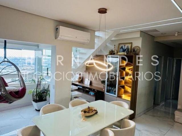 Excelente cobertura à venda em Barueri SP, no bairro Tamboré: 3 quartos, 1 suíte, 3 salas, 3 banheir