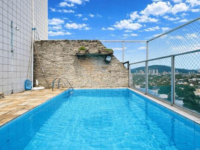 Excelente Cobertura Duplex a Beira Mar á venda na Pr no Guarujá | QVista Inte.