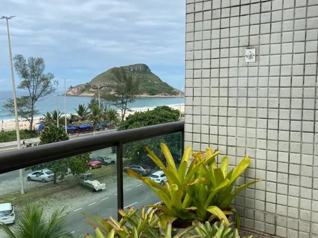 Excelente cobertura Duplex frontal mar do Recreio, 376 m2, piscina, sauna, 4 vagas