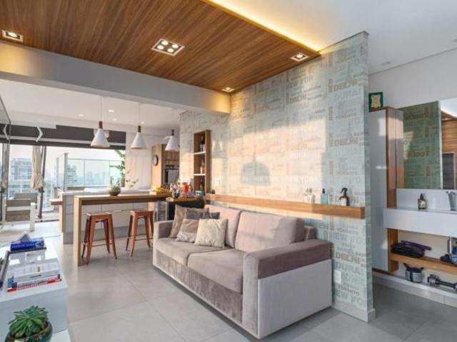 Sensacional cobertura para venda e locação em Cidade Monções com 1 quarto, sendo 1 suíte, 93m²