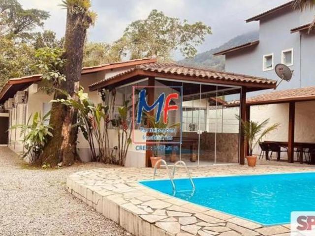 Excelente casa térrea em Maresias, São Sebastião/SP, com 150m² a.u 4 dormitórios 2 suítes, sala