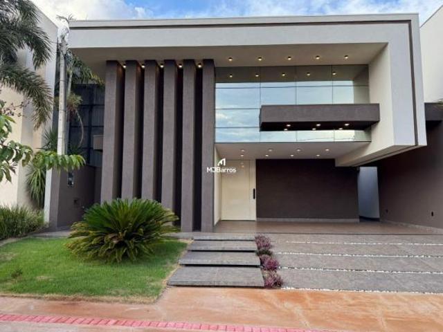 Excelente casa à venda com 3 suítes no condomínio Porto Madero em Dourados!