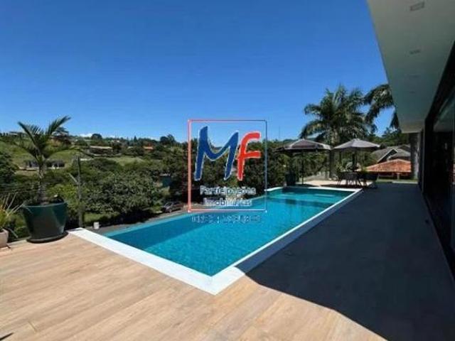 Excelente casa em cond. fechado em Bragança Paulista/SP, 352 m² a.u 4 dormitórios 4 suítes, sala