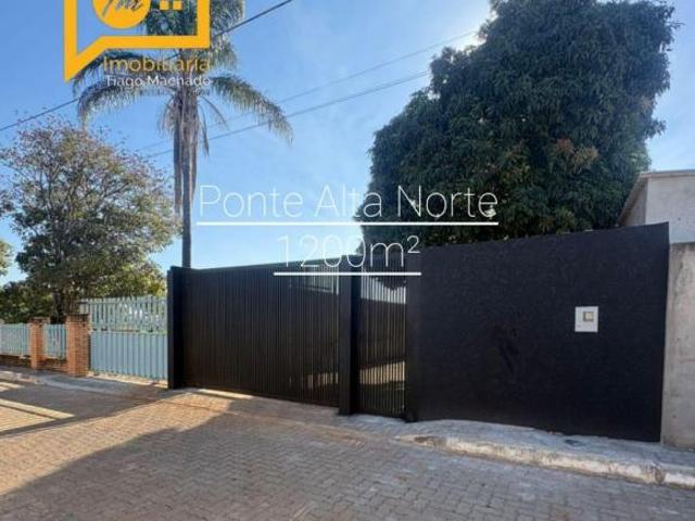 Excelente casa em lote de 1200m² na Ponte Alta Norte