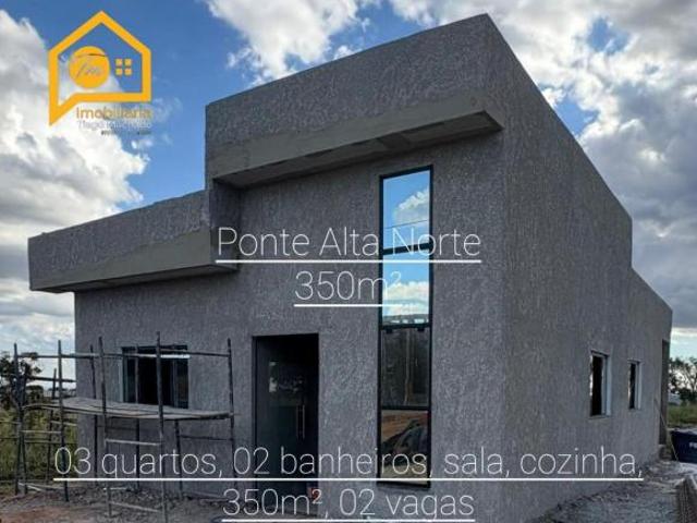 Excelente casa em lote de 350m² na Ponte Alta Norte