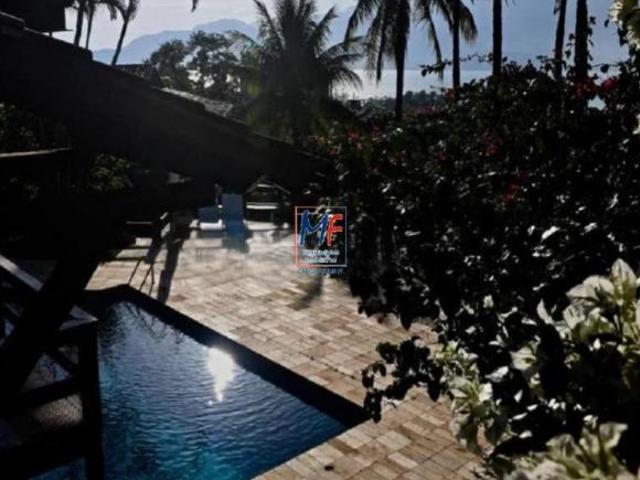 Excelente casa na Praia Engenho D´Água, em Ilhabela/SP, 650 m² a.c 1.200 m² a.t 4 dormitórios