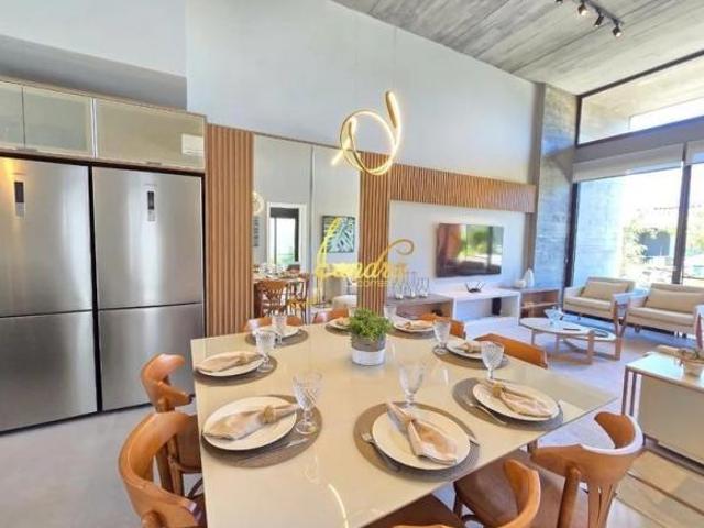 Excelente Casa no Condomínio BLUE Estilo contemporânea 4 suítes