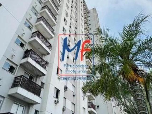Excelente apto em Santos/SP, com 48 m² a.u 2 dormitórios, sala, cozinha, lavanderia, varanda, 1 va