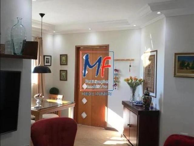 Excelente apto na Vila Metalúrgica, Santo André/SP, com 70m² a.u 3 dormitórios 1 suíte, sala, co
