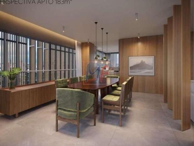 Excelente apto na Vila Nova Conceição, com 183 m² a.u 3 dormitórios 3 suítes, sala, cozinha, lav