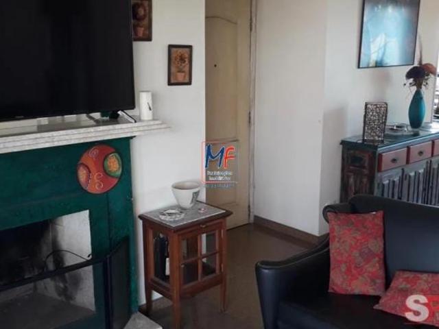 Excelente apto na Vila Andrade, com 111m² a.u 3 dormitórios 1 suíte, sala, lareira, cozinha, lav