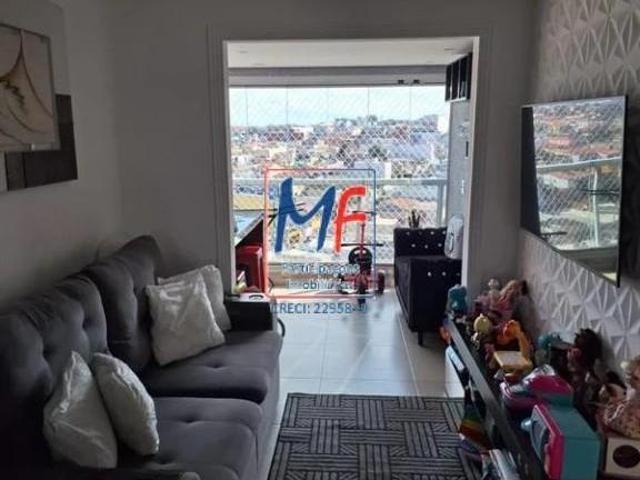 Excelente apto na Vila Ema, com 56 m² a.u 2 dormitórios 1 suíte, sala, cozinha, varanda gourmet