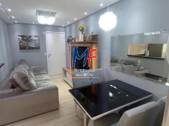 Excelente apto na Vila João Ramalho, Santo André/SP, com 48m² a.u 2 dormitórios, sala, cozinha pla