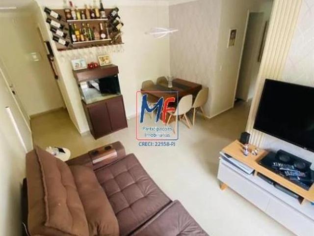 Excelente apto na Vila Roque, com 54m² a.u 3 dormitórios, sala, varanda, cozinha, lavanderia, 1 va