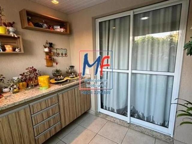 Excelente apto na Vila Valparaíso, em Santo André/SP, 84 m² a.u 3 dormitórios 1 suíte, sala, coz