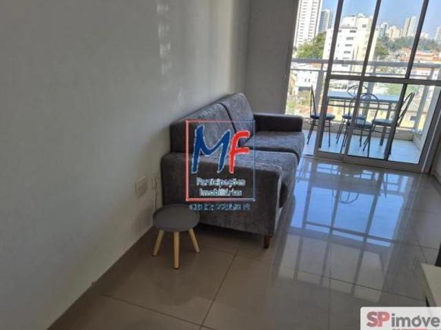Excelente apto na Aclimação, com 40 m² a.u 1 dormitório, sala, cozinha, área de serviço, varanda
