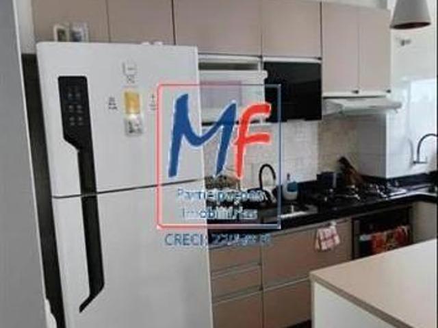 Excelente apto na Areia Branca, Santos/SP, com 45m² a.u 2 dormitórios, sala com 2 ambientes, cozin