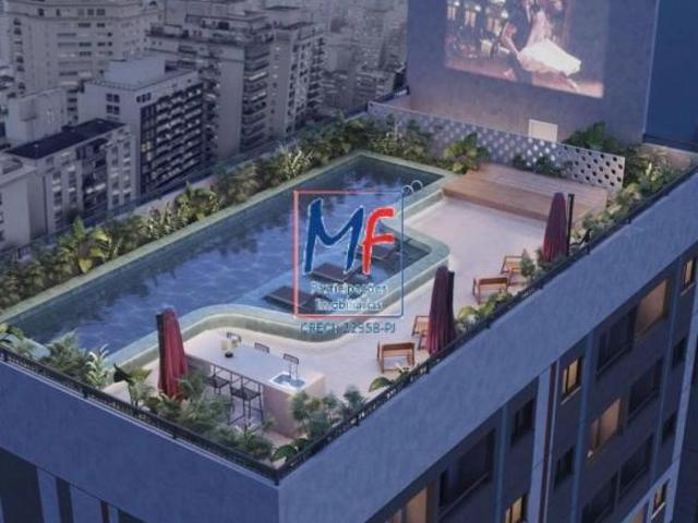 Excelente apto na Bela Vista, com 23 m² a.u 1 dormitório, sala, cozinha, lazer. Prox. Hospital Sír