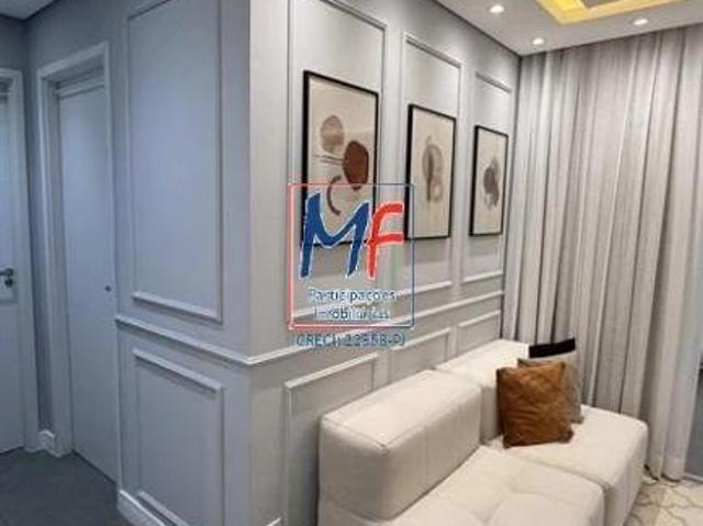 Excelente apto na Chácara Santo Antônio Zona Leste SP, 64m² a.u 2 dormitórios 1 suíte, sala, v