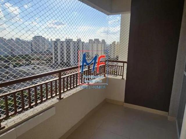 Excelente apto na Mooca, 54 m² a.u 2 dormitórios 1 suíte, sala, cozinha americana, varanda, lava