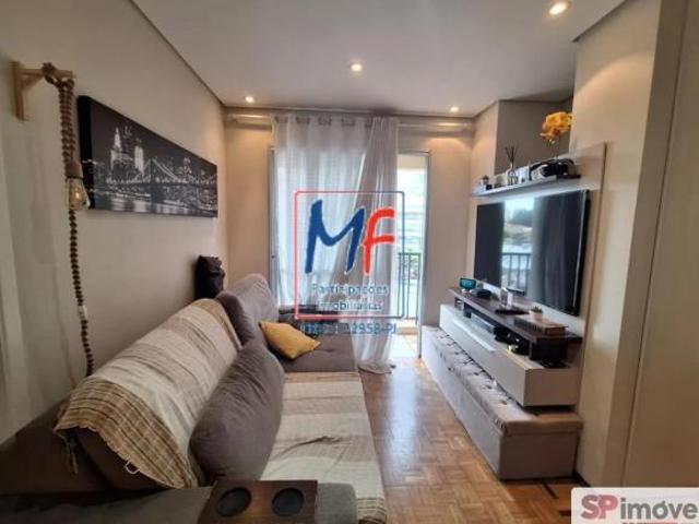 Excelente apto na Mooca, com 47 m² a.u 2 dormitórios, sala c/ 2 ambientes, sacada, cozinha, área d