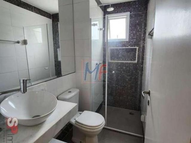 Excelente apto no Tatuapé, com 60m² a.u 2 dormitórios 1 suíte, sala, cozinha americana, varanda