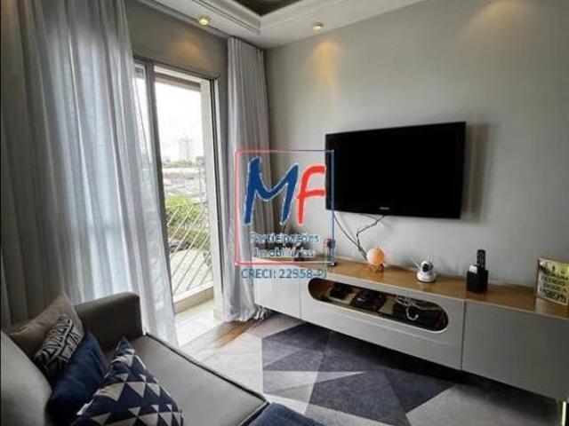 Excelente apto no Tatuapé, com 65 m² a.u 3 dormitórios, sala, cozinha, lavanderia, varanda, 1 vaga