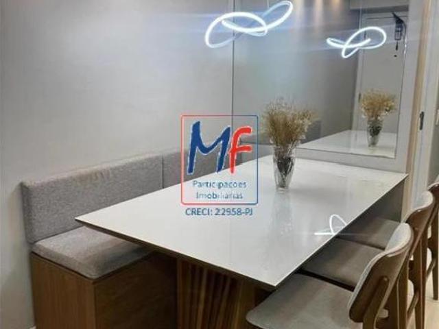 Excelente apto no Alto do Pari, com 55m² a.u 2 dormitórios 1 suíte, sala, cozinha, lavanderia, 1