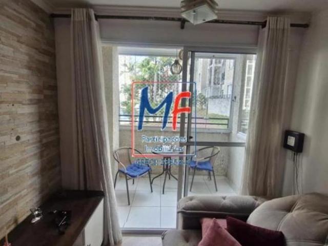 Excelente apto no bairro Sítio da Figueira, com 55 m² a.u mobiliado, com 2 dormitórios, sala, coz