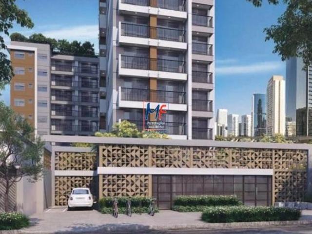 Excelente apto no Brooklin, com 40m² a.u 2 dormitórios, sala, cozinha, banheiro, terraço, lazer R