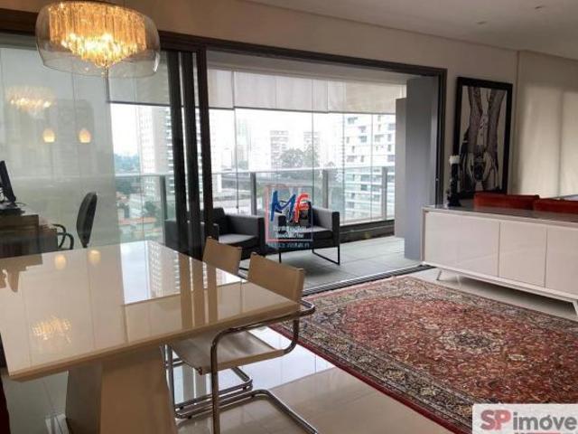 Excelente apto no Brooklin Paulista, com 81m² a.u 1 dormitório 1 suíte, sala, cozinha, home offi