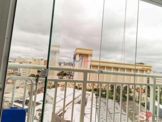 Excelente apto no Brás, com 49m² a.u 2 dormitórios, sala, cozinha, sacada envidraçada, 1 vaga, laz
