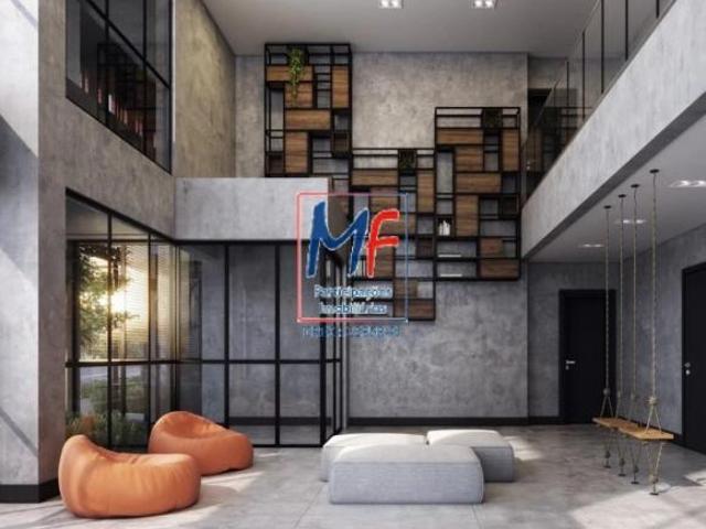 Excelente apto no Bresser, com 49 m² a.u 2 dormitórios 1 suíte, sala, cozinha, 1 vaga, lazer. Pr