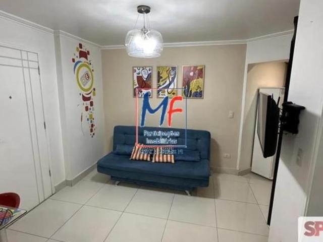 Excelente apto no Centro de São Paulo, com 41 m² a.u 1 dormitório, sala, cozinha americana, sacada