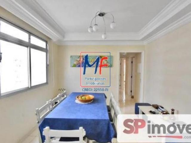 Excelente apto no Guarujá/SP, com 3 dormitórios 2 suítes, sala, cozinha, 1 vaga. Prox. Av. Leomil