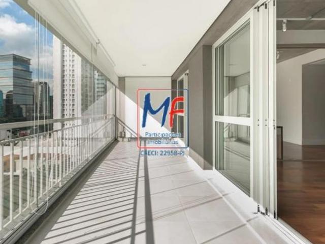 Excelente apto no Itaim Bibi, com 90m² a.u 1 dormitório 1 suíte, sala, cozinha, varanda envidraç