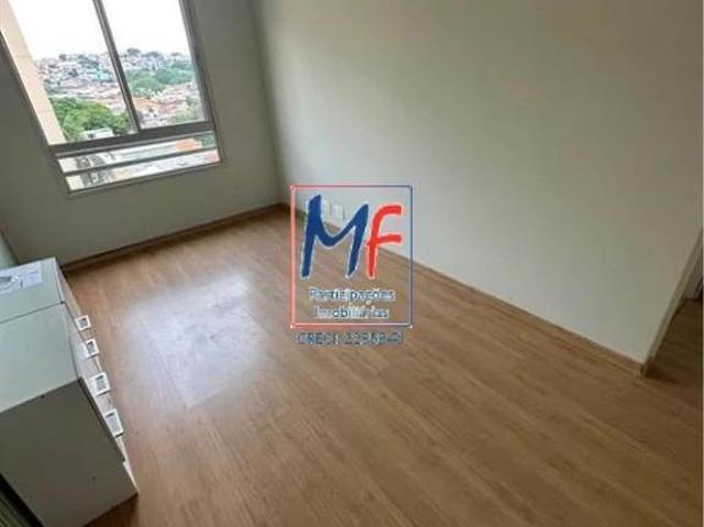 Excelente apto no Jardim Sabará, com 50m² a.u 2 dormitórios, sala, cozinha, lavanderia, 1 vaga, la