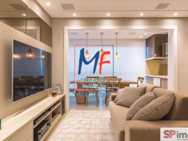 Excelente apto no Pari, 66m² a.u 1 dormitório 1 suíte, sala, cozinha, varanda gourmet c/ churras