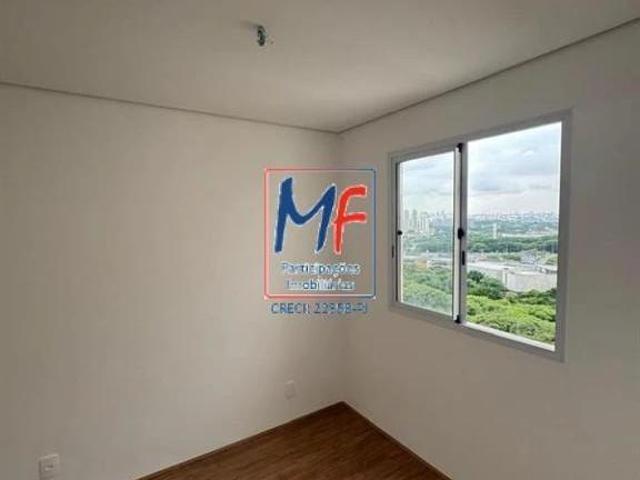 Excelente apto no Parque Industrial Tomas Edson, com 35 m² a.u 2 dormitórios, sala, cozinha, varan