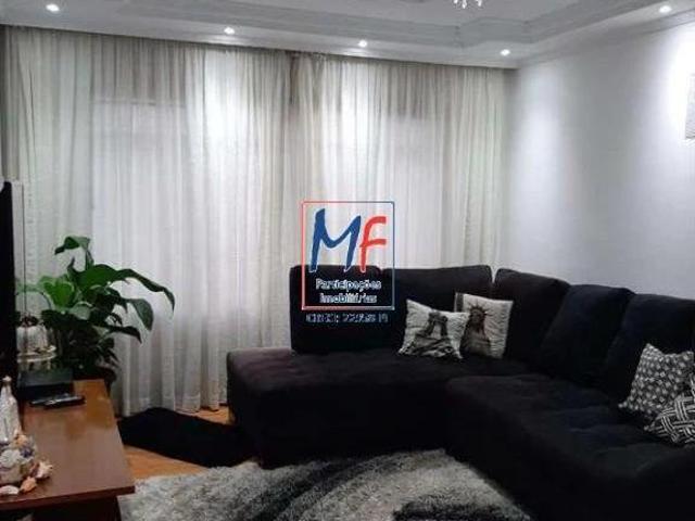 Excelente apto no Parque São Diogo, em SBC, 142m² a.u 3 dormitórios, sala, cozinha, lavanderia, 1