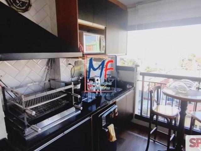 Excelente apto no Parque São Jorge, com 67 m² a.u 2 dormitórios 1 suíte, sala, cozinha, varanda