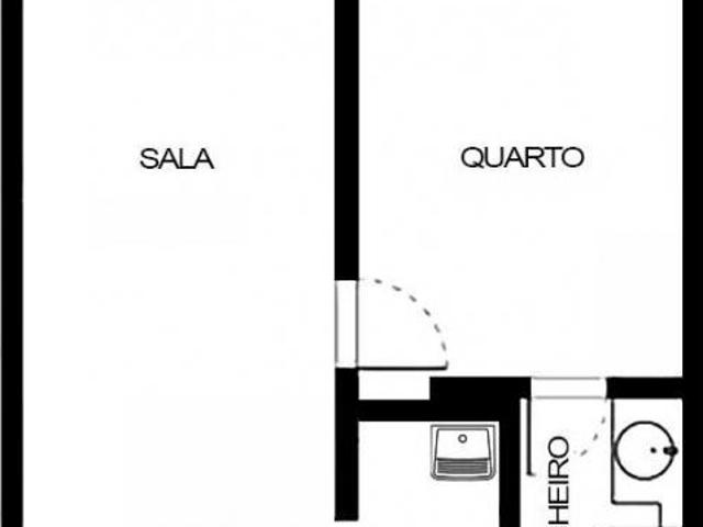 Excelente apto para locação 1 dorm 1 suíte 1 vaga Lazer